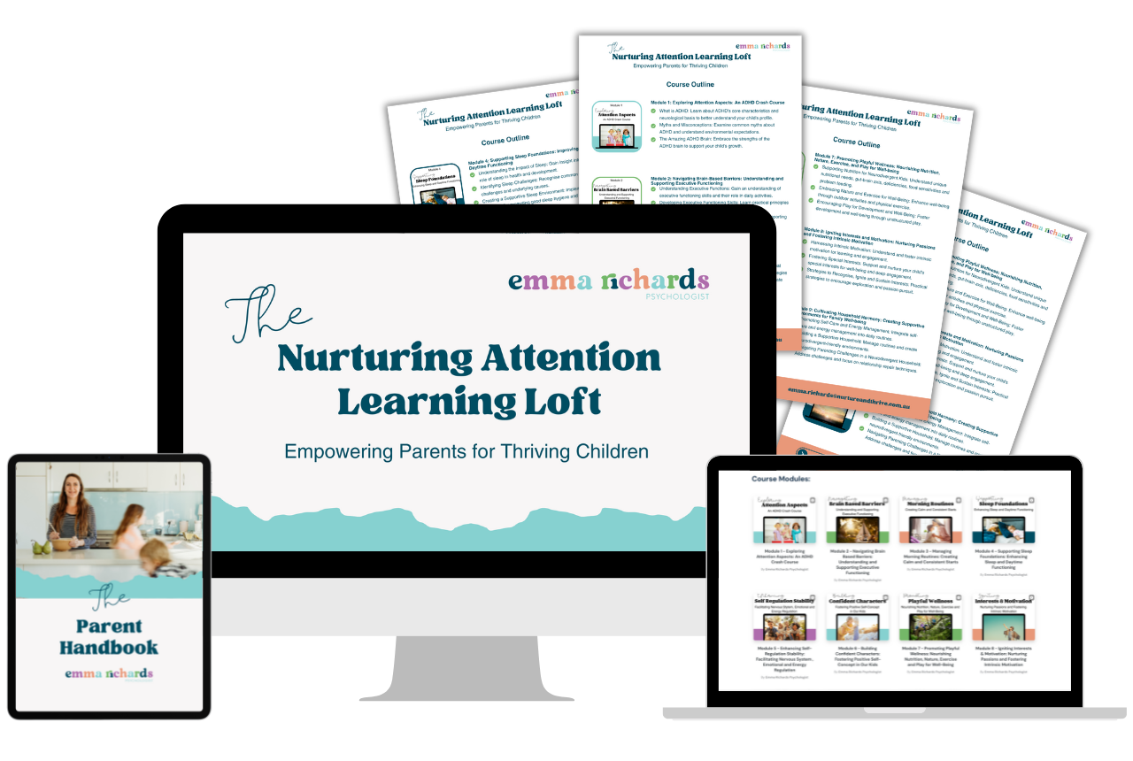 Nurturing Attention Learning Loft - Emma Richards Psychologist